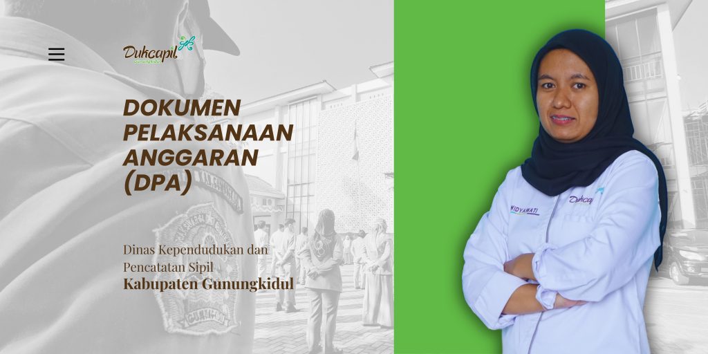 Dokumen Pelaksanaan Anggaran (DPA) Dukcapil Gunungkidul Tahun 2025 - Dukcapil Gunungkidul