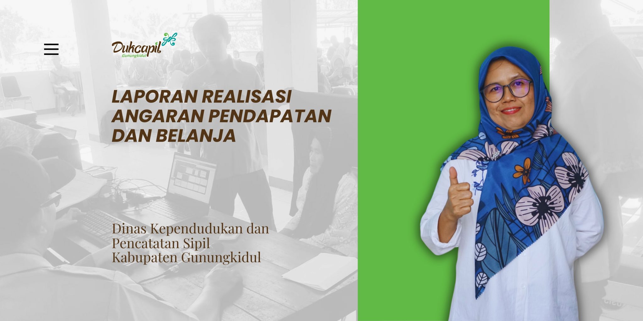 Laporan Realisasi Angaran Pendapatan dan Belanja Dukcapil Tahun 2023 ...