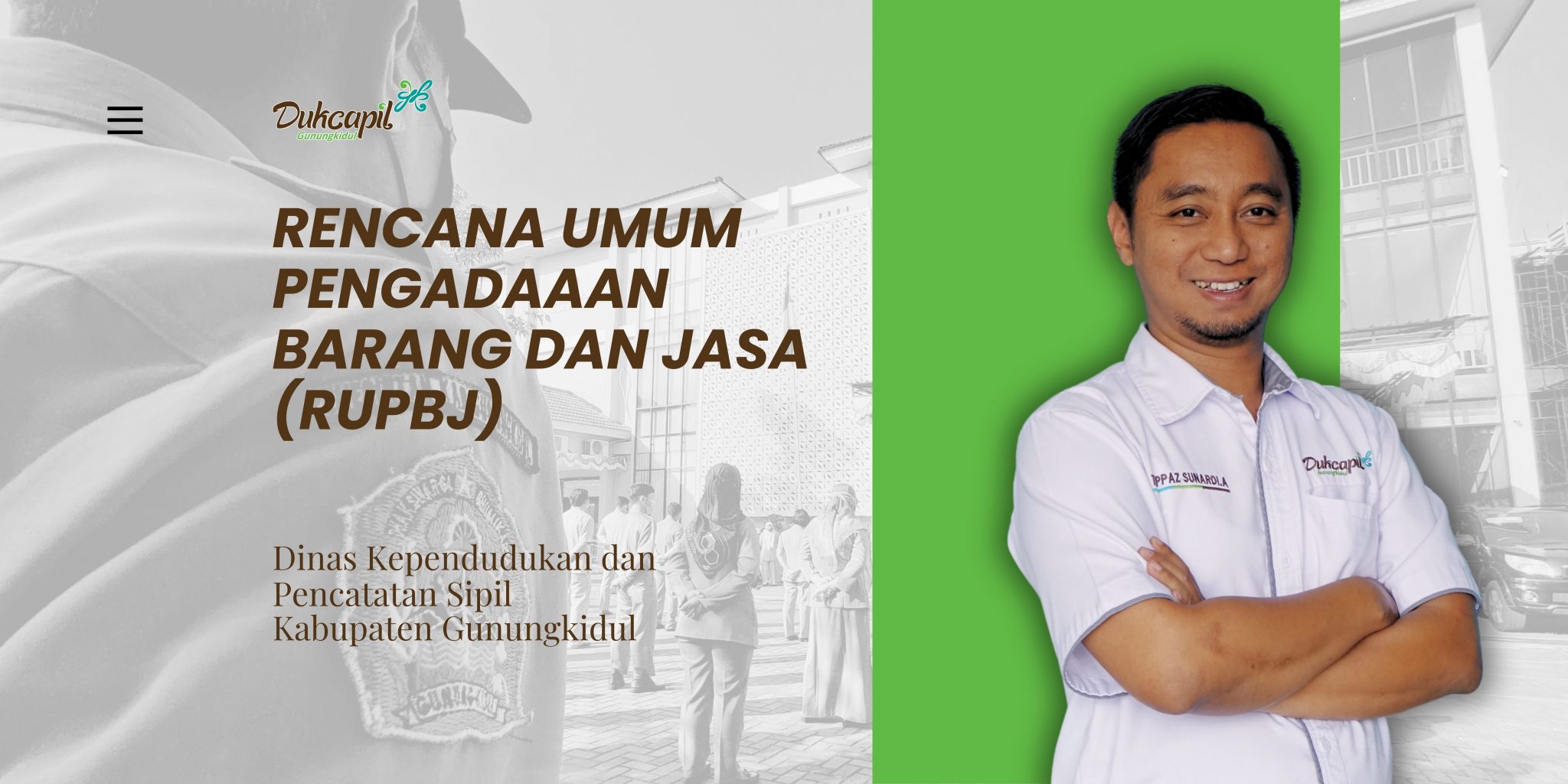 Rencana Umum Pengadaaan Barang dan Jasa (RUPBJ) Dinas Dukcapil Tahun ...